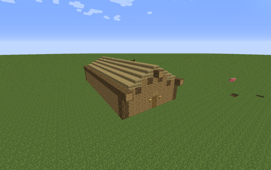 Rohirric mead hall (generated) (It's a harda world schematica project ...