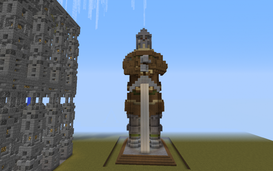 Ancient Warrior Sculpture | Minecraft Miscellaneous Build #8218