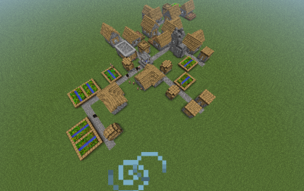 default plains village | Minecraft Miscellaneous Build #835