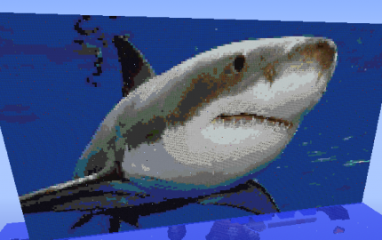 Shark | Minecraft Pixel Art #850