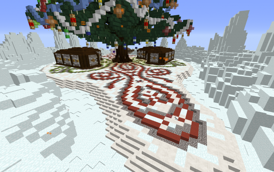Christmas Spawn | Minecraft Floating Island #8533