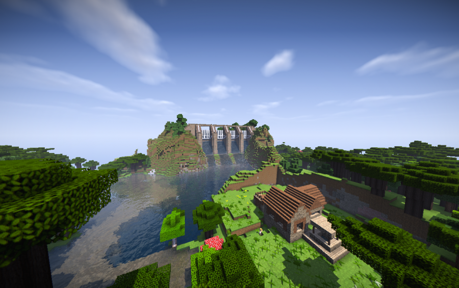 Water Dam | Minecraft Miscellaneous Build #8539