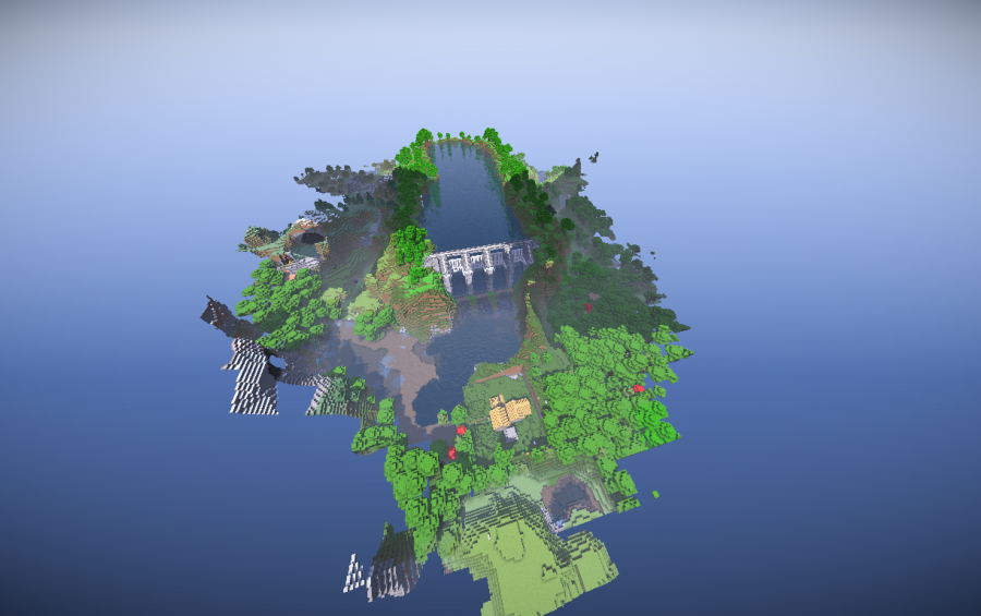 Water Dam | Minecraft Miscellaneous Build #8539