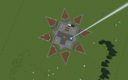 A simple Star Fort | Minecraft Miscellaneous Build #8645