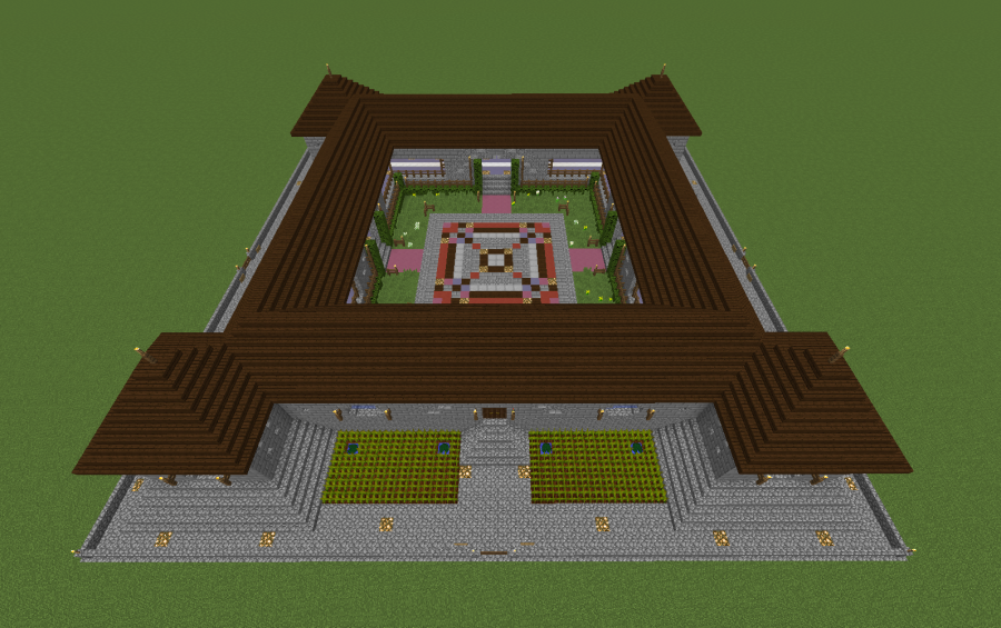 Simple Spawn With Extras | Minecraft House and Shop #8779