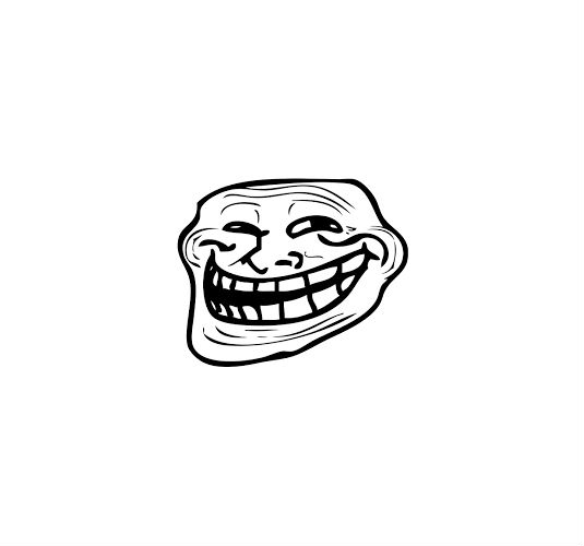 Trollface Pixel Art for Map Painting | Minecraft Pixel Art #8794