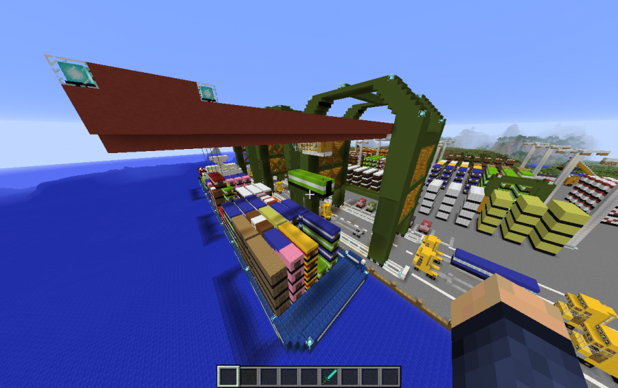 Cargo Ship Yard-Port | Minecraft Miscellaneous Build #9697
